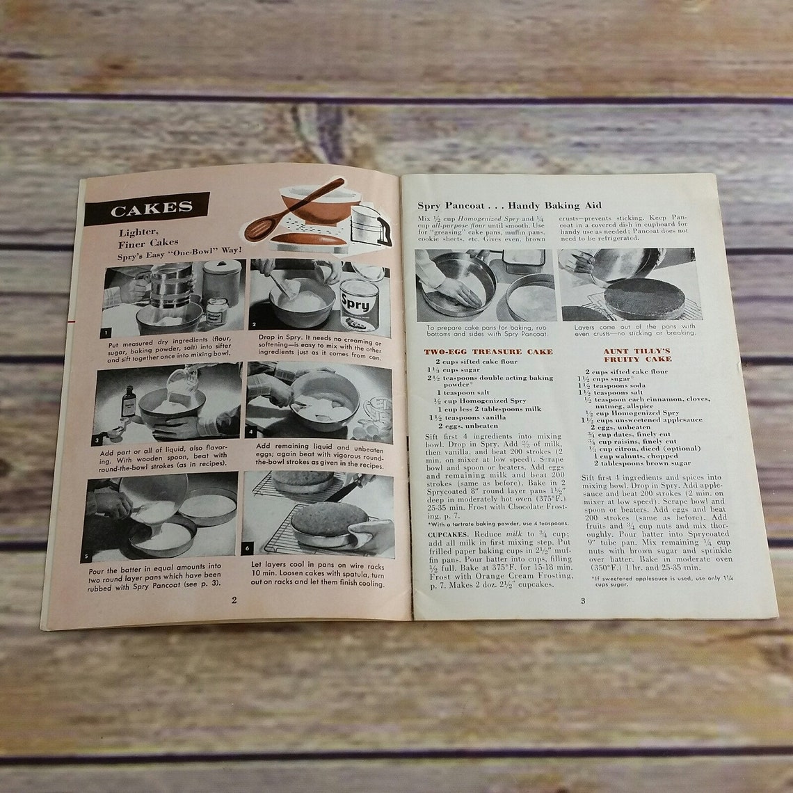 Vintage Cook Book Spry Promo 20th Anniversary Cookbook - Etsy