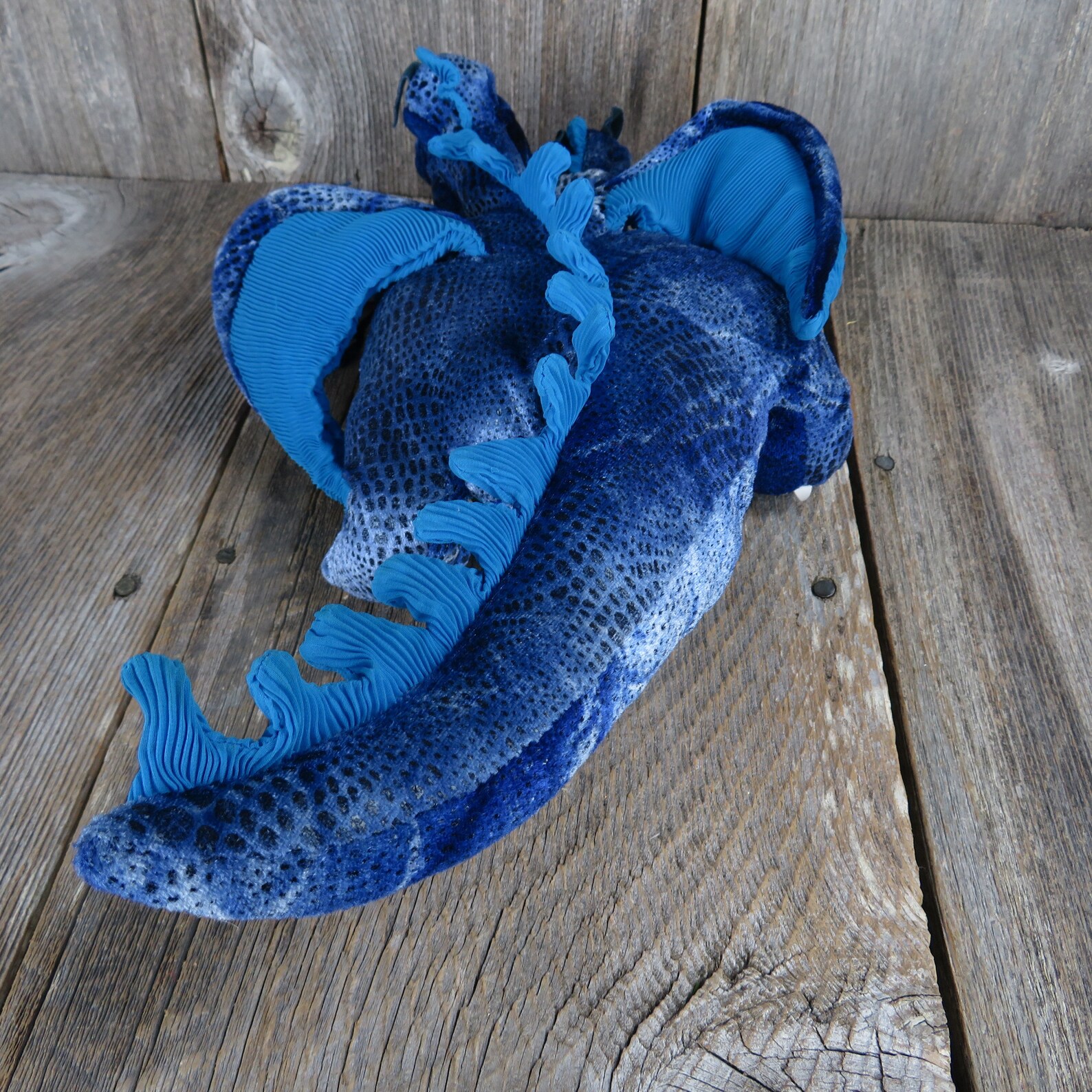 Blue Dragon Puppet Plush 3 Headed Folkmanis Magical Fantasy - Etsy