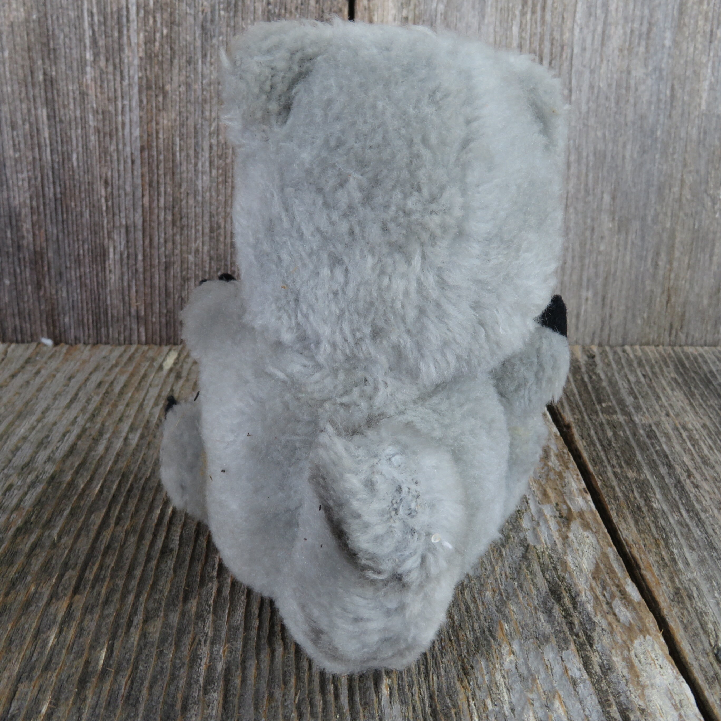 Vintage Raccoon Plush Grey Black Baby Stuffed Animal Gray by - Etsy