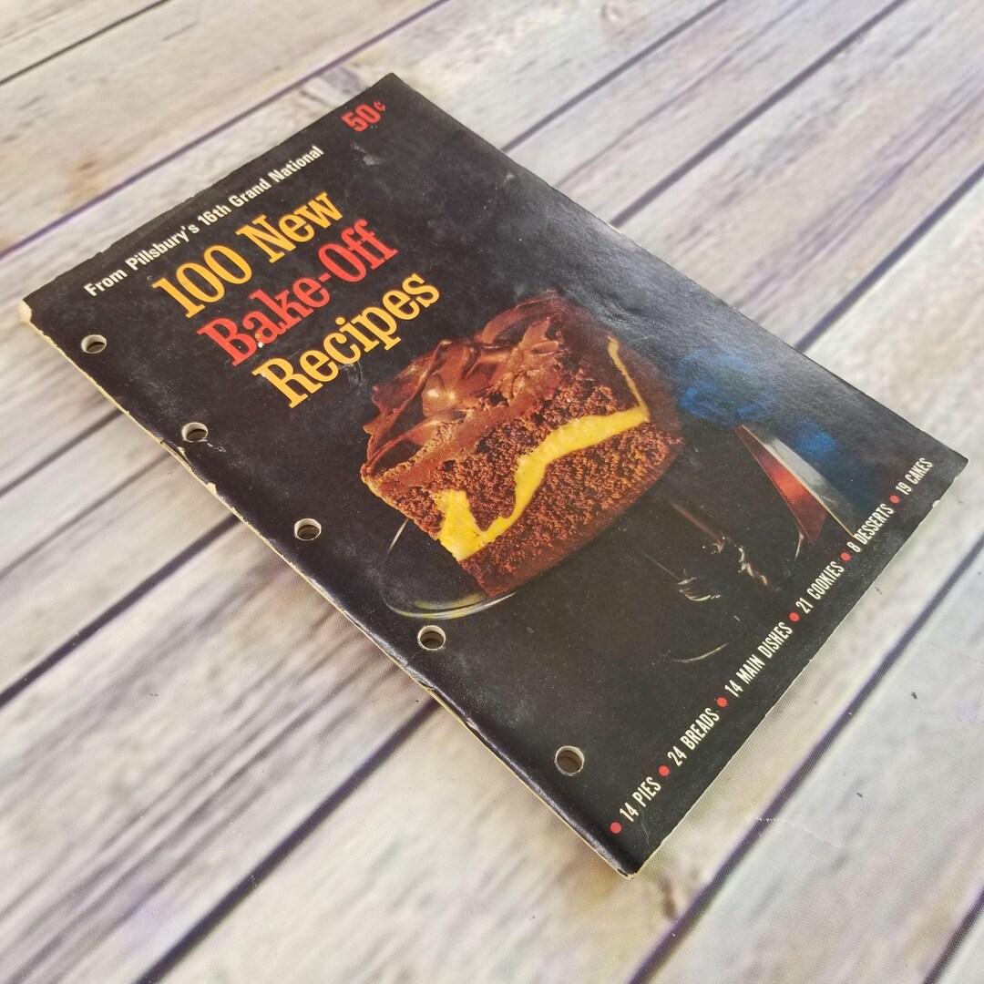 Vintage Cookbook Pillsbury Bake off 100 New Recipes 1965 Paperback ...