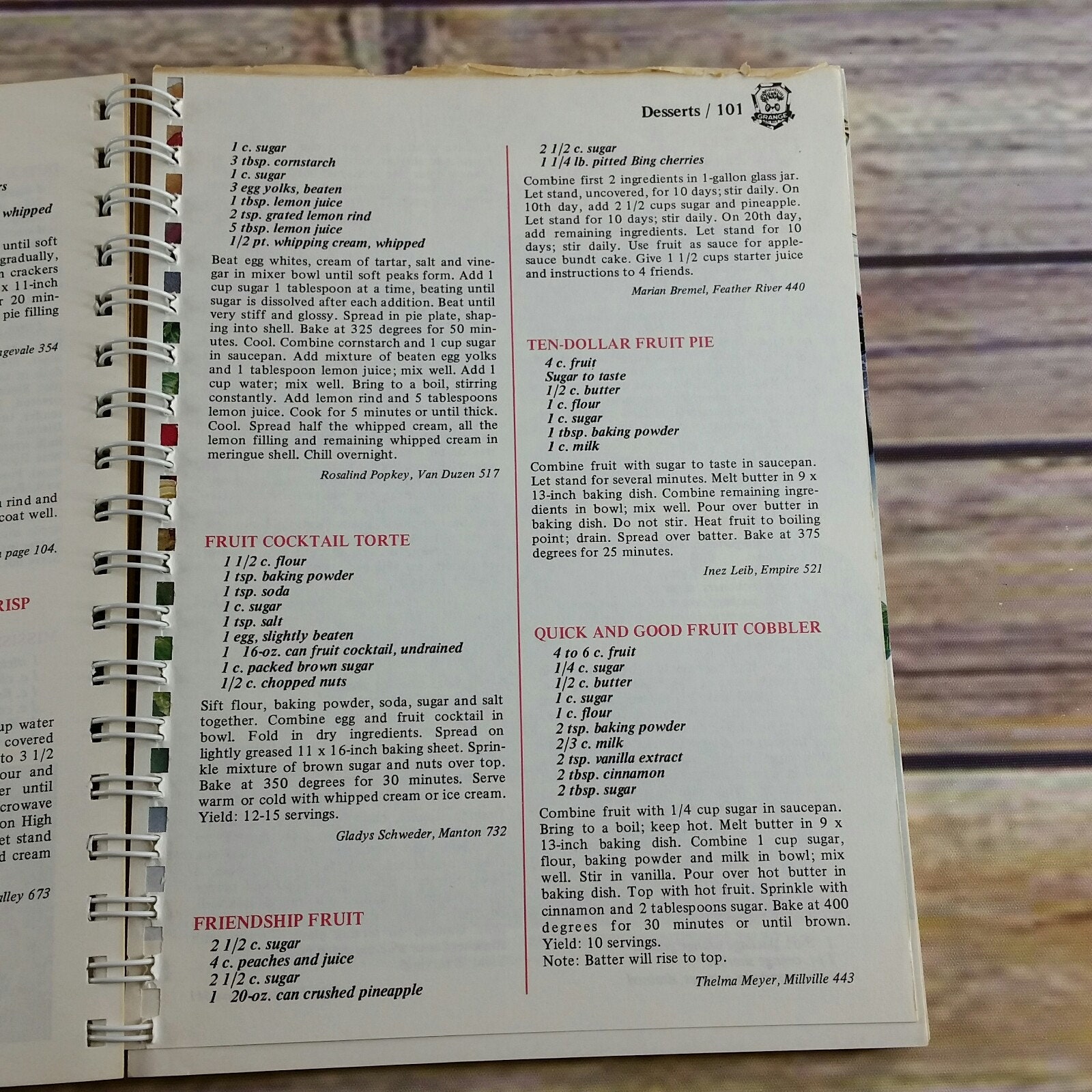 Vintage California Cookbook State Grange Recipes Are Naturally - Etsy ...