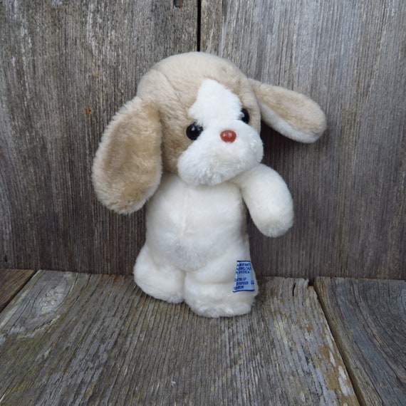 Dog Plush Puppy Mattel Emotions Vintage 1983 White Stuffed Animal Toy Doll Etsy UK