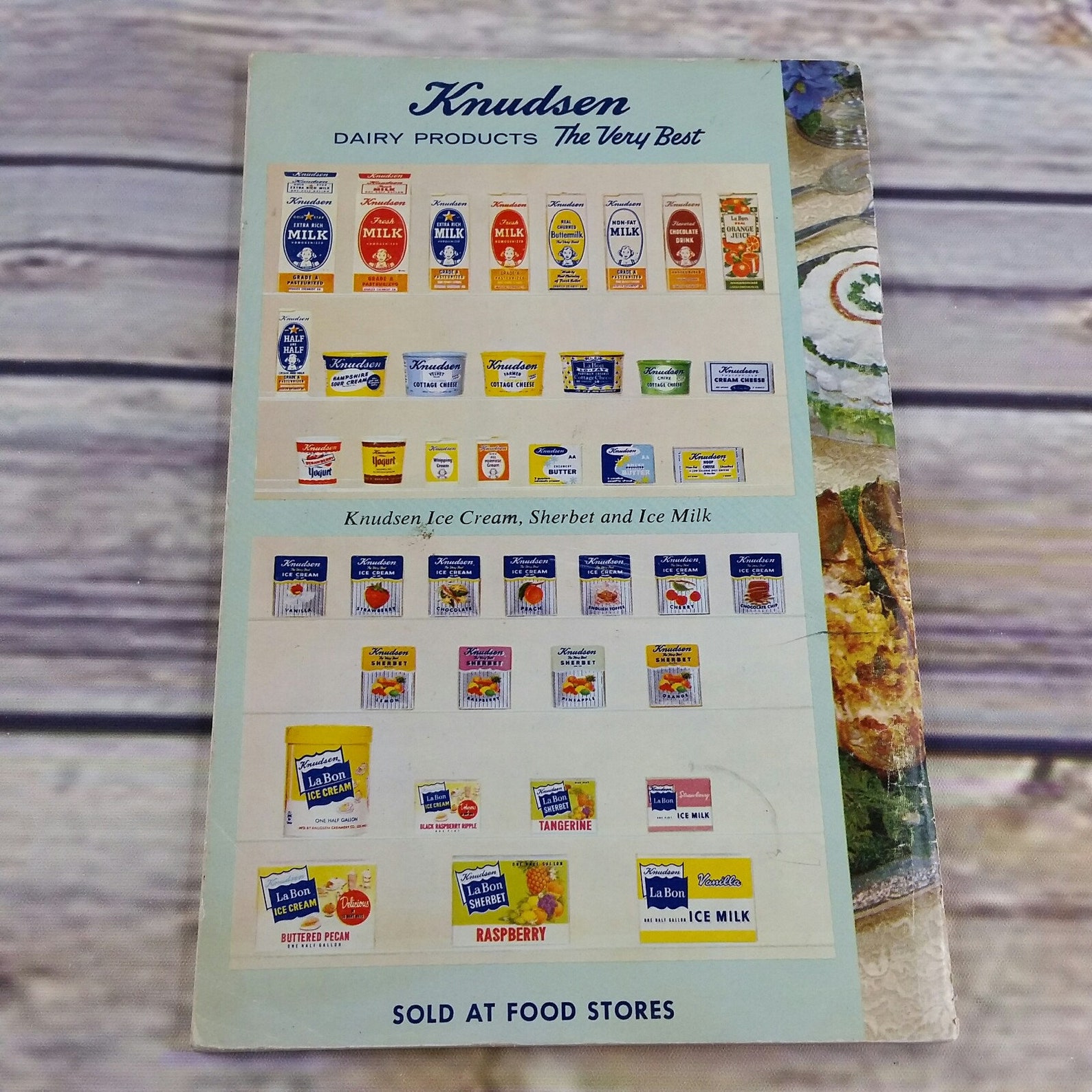 Vintage Cookbook Knudsen Dairy Products Recipes Promo Paperback Booklet ...