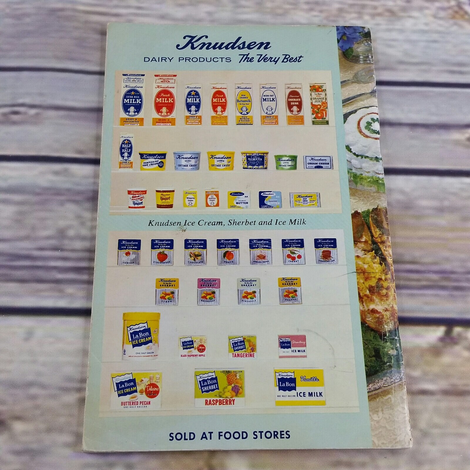 Vintage Cookbook Knudsen Dairy Products Recipes Promo Paperback Booklet ...