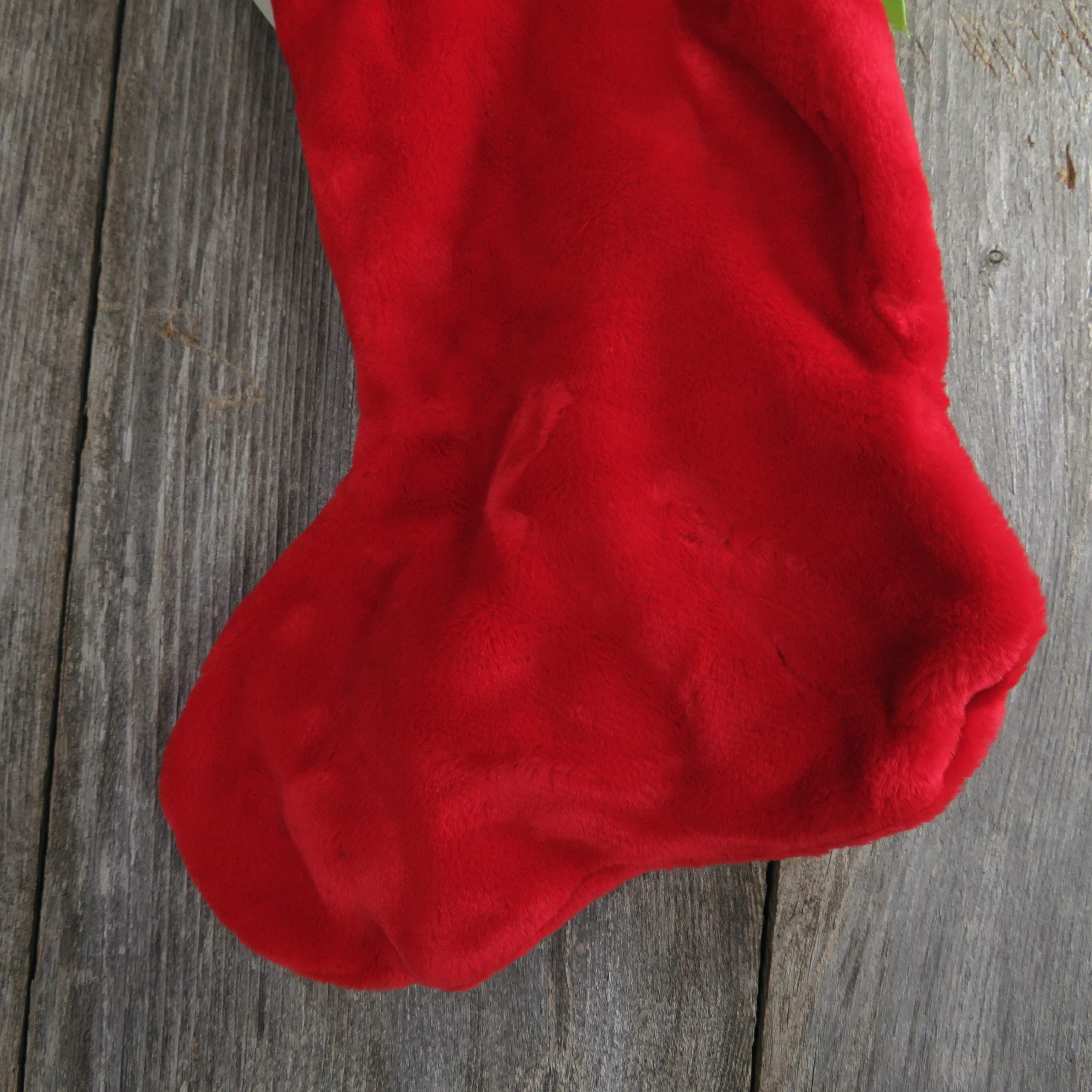Vintage Mouse Christmas Stocking Plush Creations Stuffed | Etsy