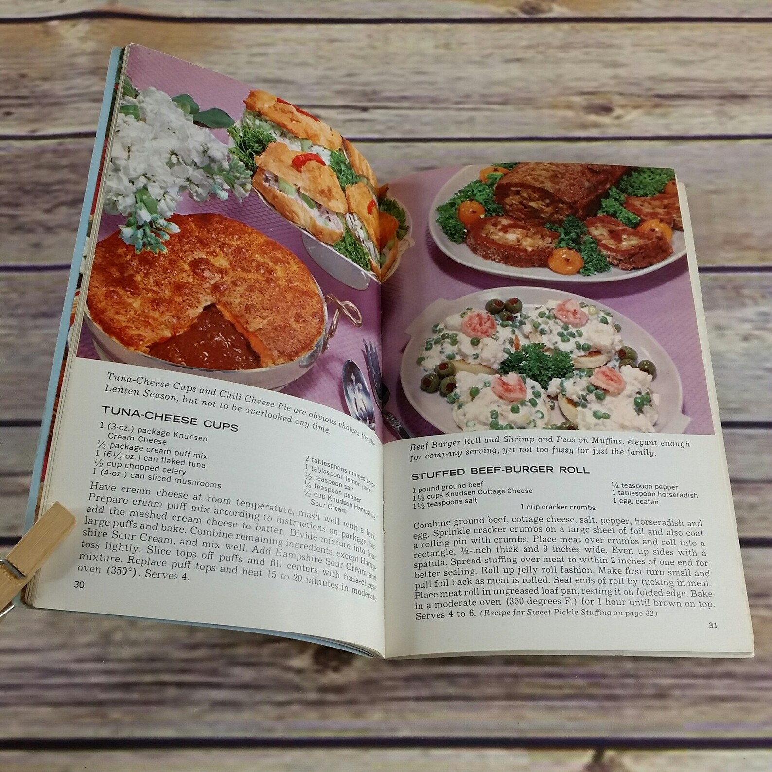 Vintage Cookbook Knudsen Dairy Products Recipes Promo Paperback Booklet ...