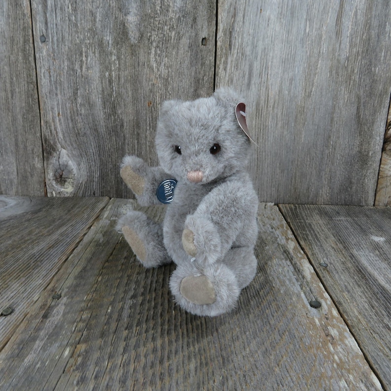 Vintage Gund Bear Plush Gray Jointed Stuffed Animal Collectors - Etsy