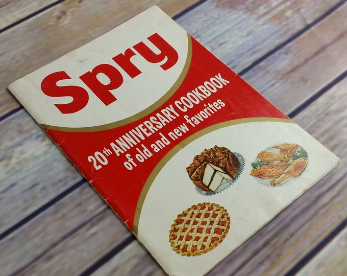 Vintage Cook Book Spry Promo 20th Anniversary Cookbook Shortening ...