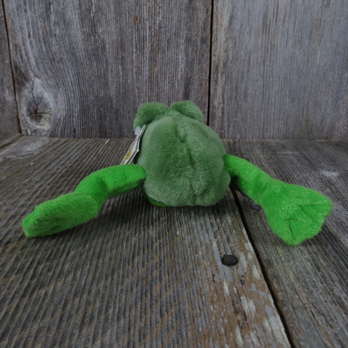Vintage Frog Finger Puppet Plush Green Toad Mary Meyer Stuffed - Etsy