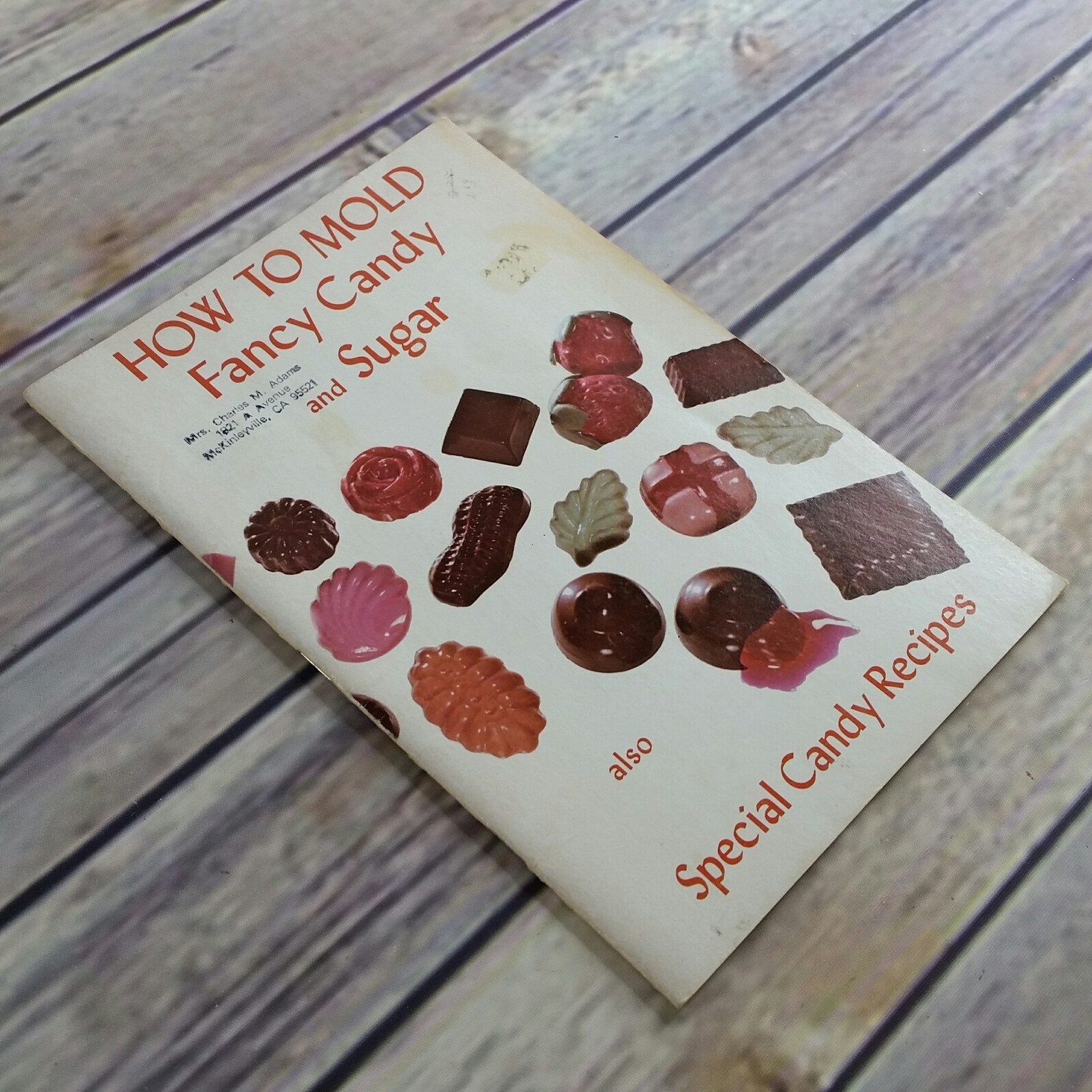 Vintage Cookbook How to Mold Fancy Candy and Sugar Candy - Etsy