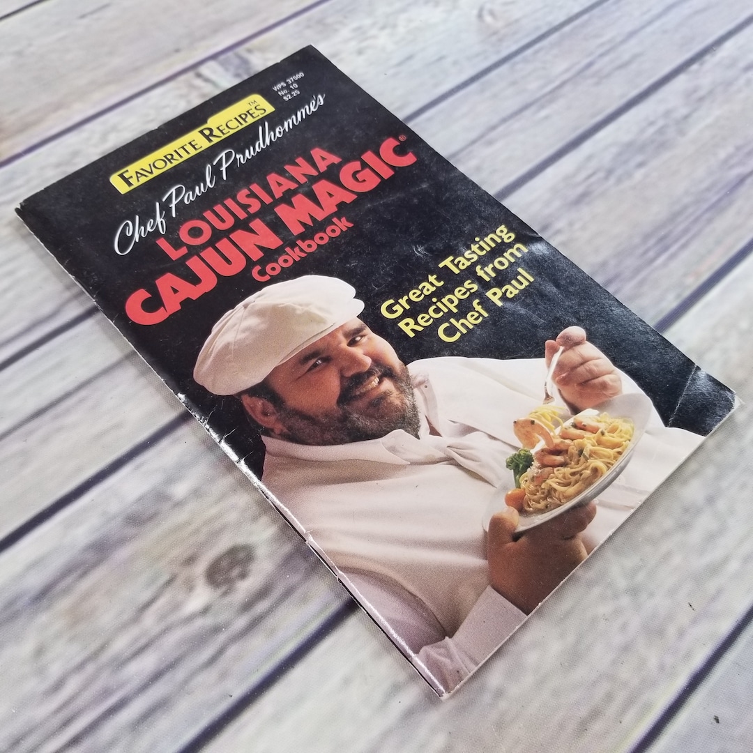Vintage Cookbook 1989 Chef Paul Prudhomme's Louisiana Cajun Magic ...