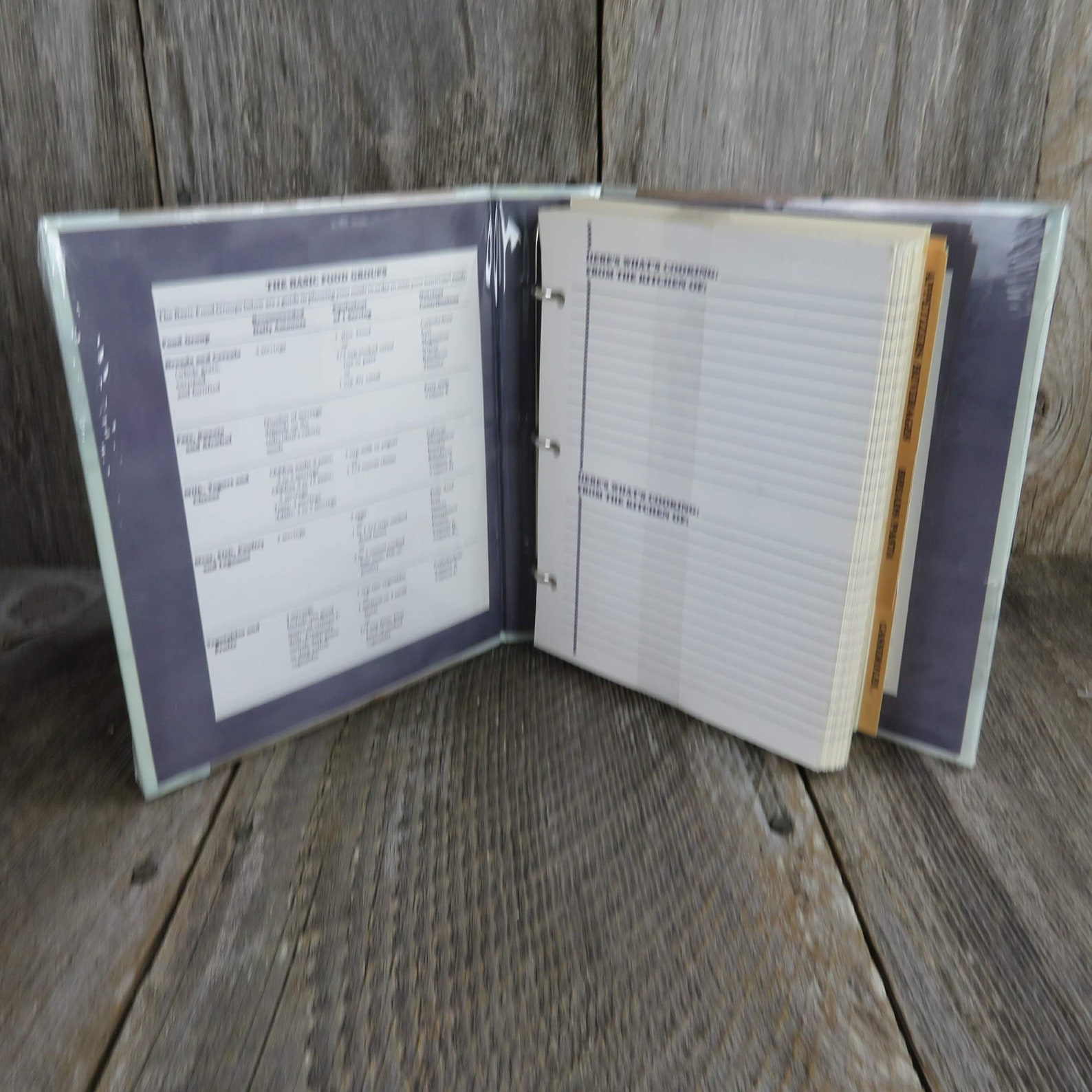 Cookbook Binder Recipe Organizer Family History Kitchen Book - Etsy