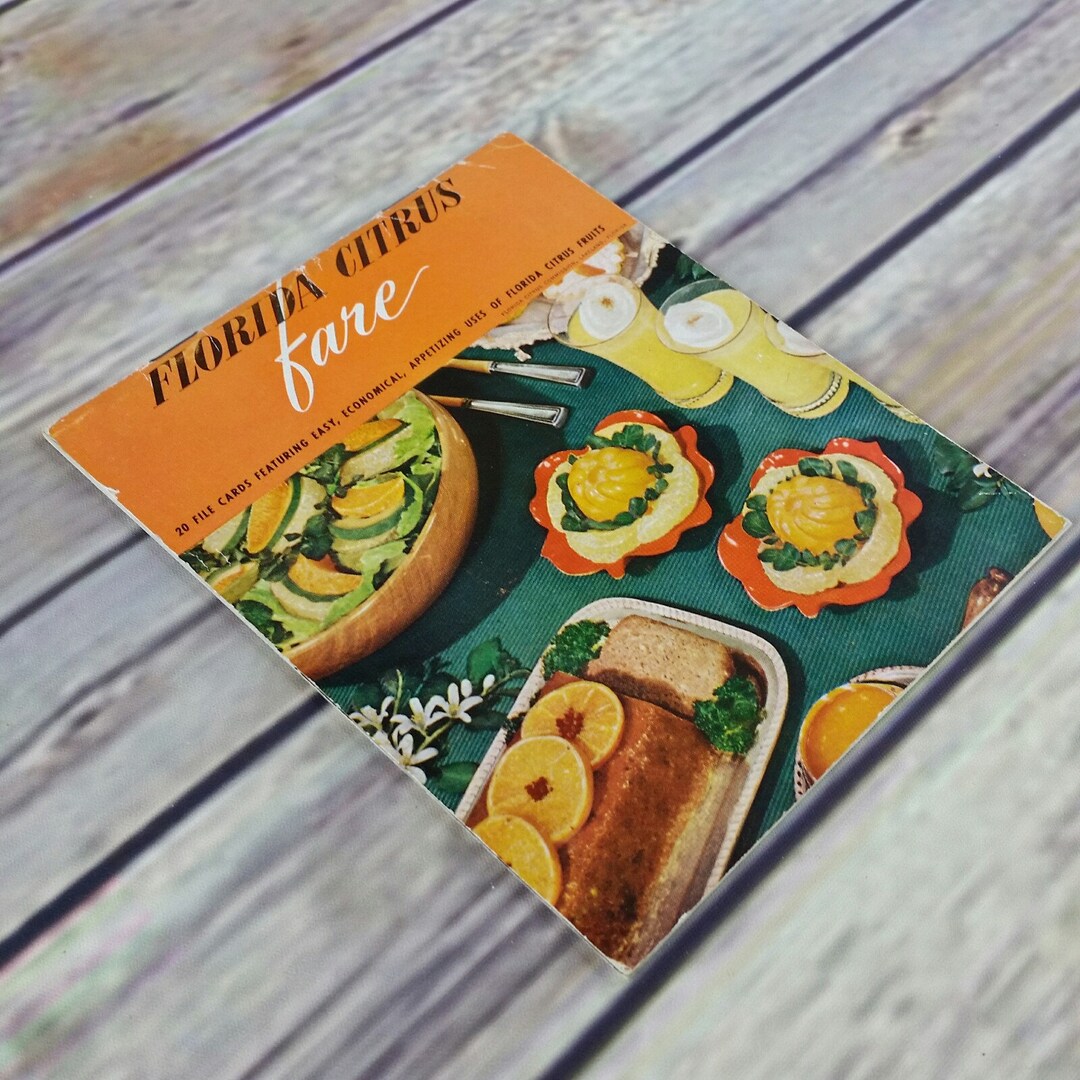 Vintage Florida Cookbook Florida Citrus Fare Recipes 1960s Florida ...