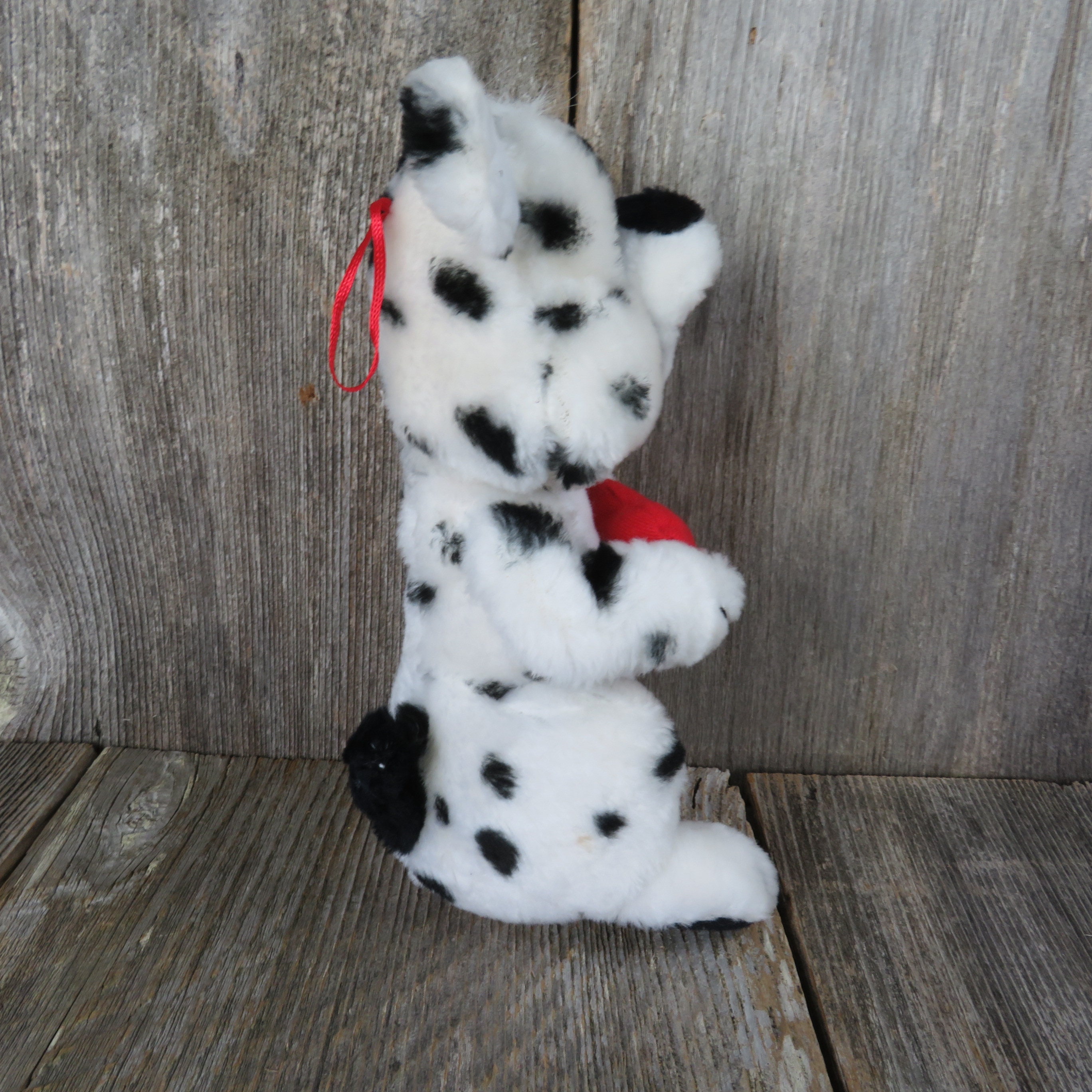 Vintage Puppy Dog Plush Dalmatian Red Heart Pup Nanco Stuffed - Etsy