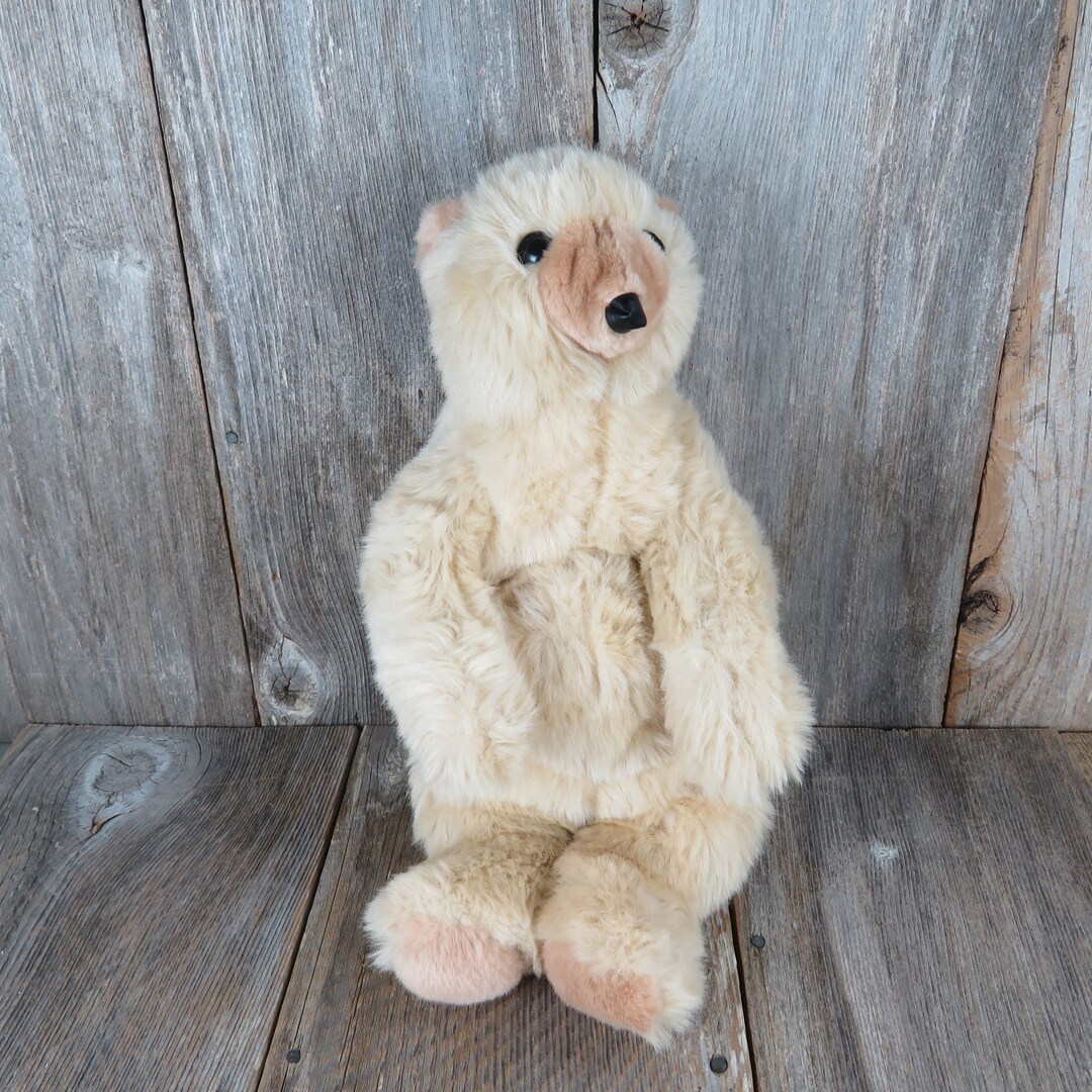 Vintage Bear Plush Puppet Folkmanis Folktails Stuffed Animal Full Body ...
