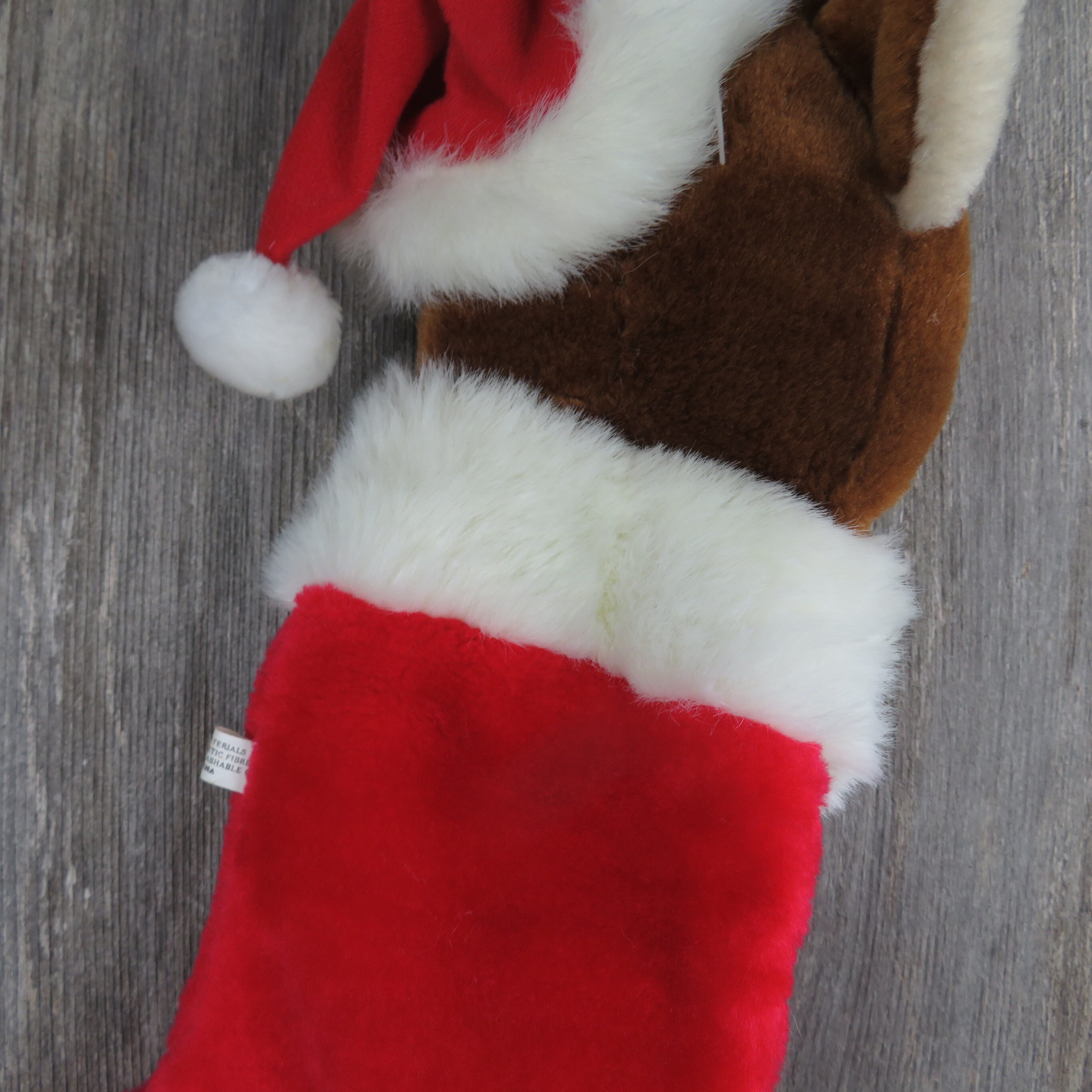 Vintage Teddy Bear Stocking Plush House of Lloyd Stuffed - Etsy