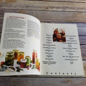 Vintage Kerr Home Canning Book Kitchen Cookbook Recipes 1990 Booklet ...