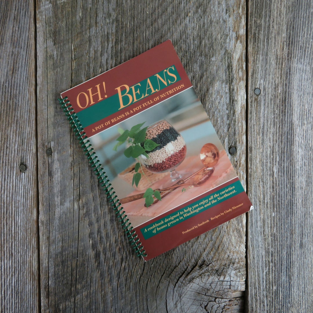 Vintage Cookbook Oh Beans Sunfresh Cindy Niessner Washington and ...
