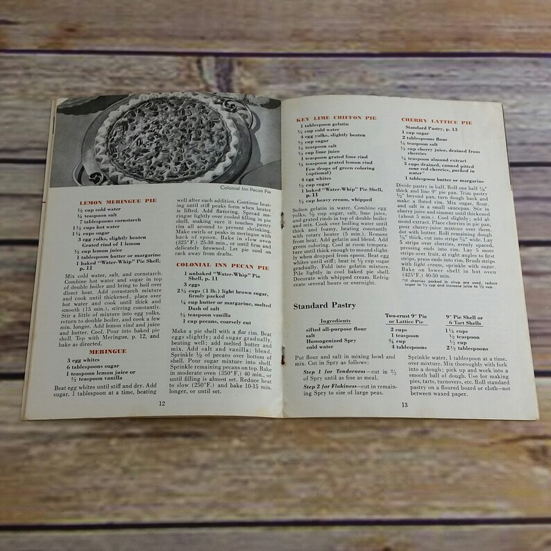 Vintage Cook Book Spry Promo 20th Anniversary Cookbook - Etsy