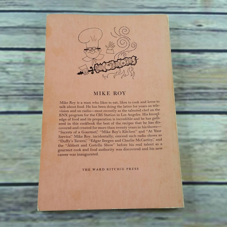 Vintage Mike Roy Cook Book Cooking Show Host Chef 1970 - Etsy