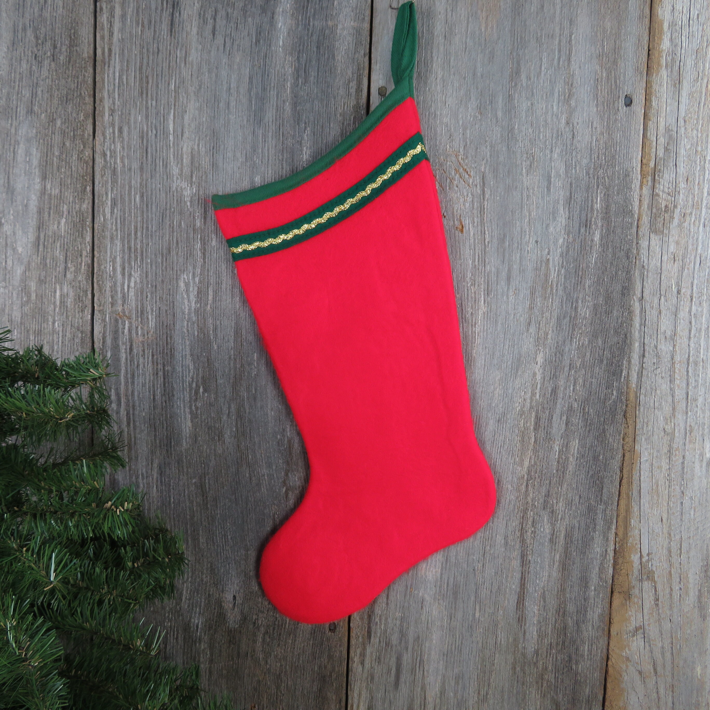 Vintage Boy With Lantern Red Morehead Christmas Stocking Hat Holly Felt ...