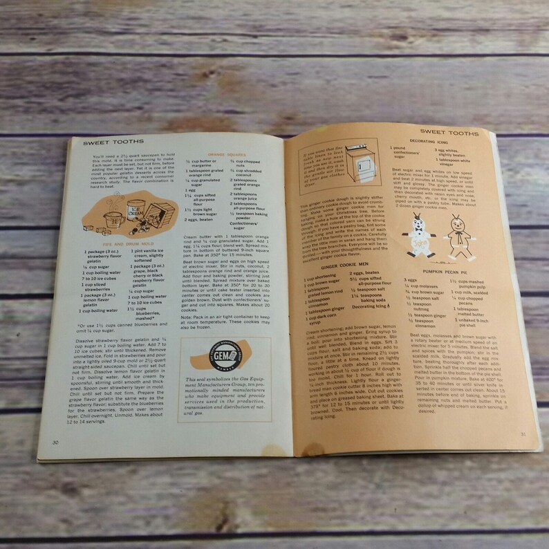 Vintage Cookbook Holiday Recipes Peoples Natural Gas 1967 - Etsy