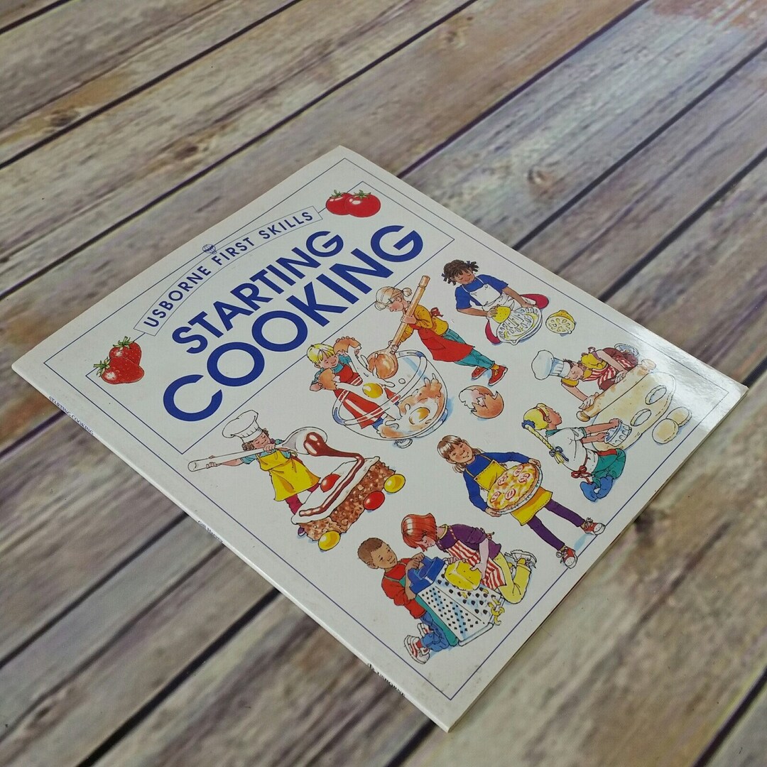 Vintage Kids Cookbook Starting Cooking Usborne First Skills Recipes ...