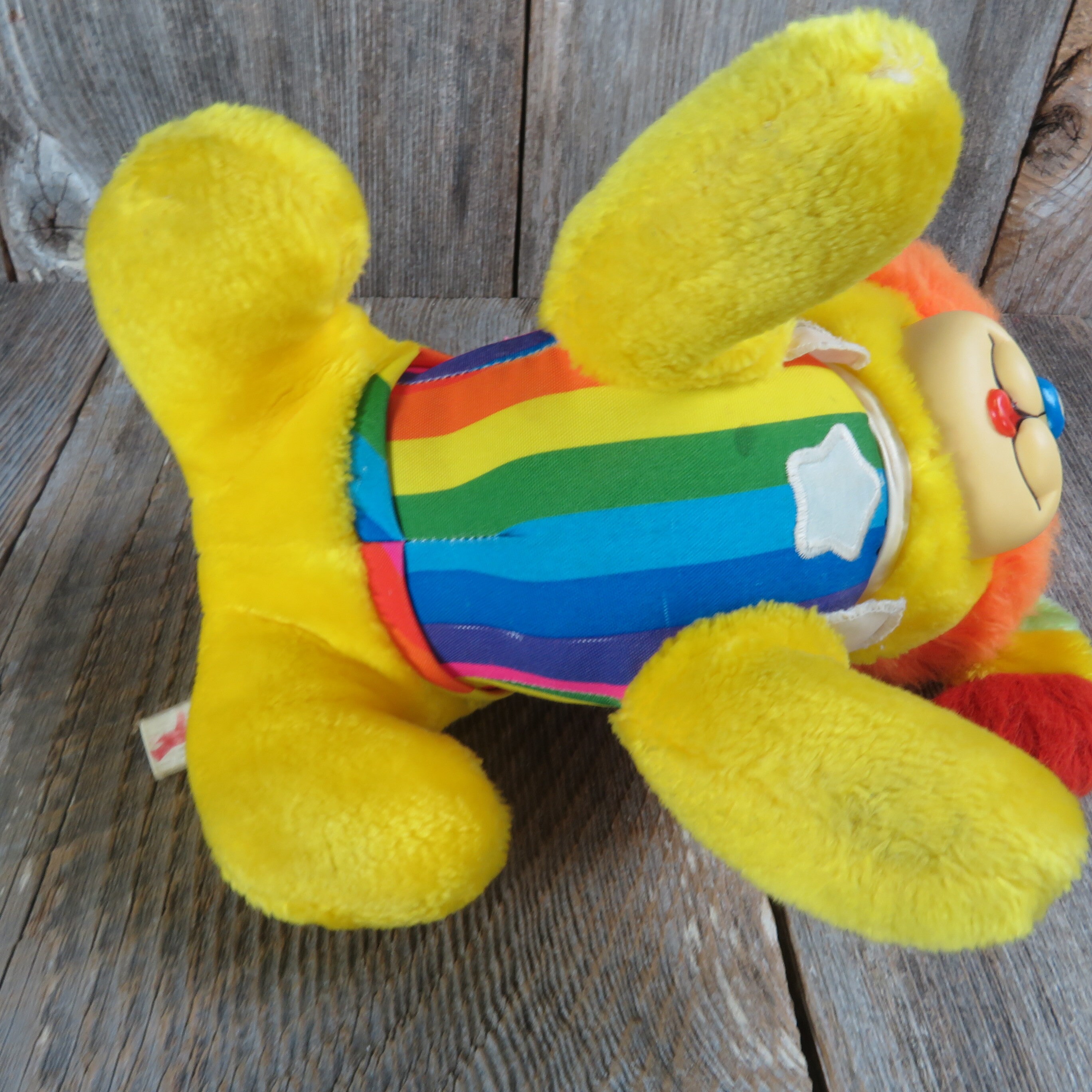 Vintage Rainbow Brite Puppy Dog Plush Yellow Stuffed Animal - Etsy