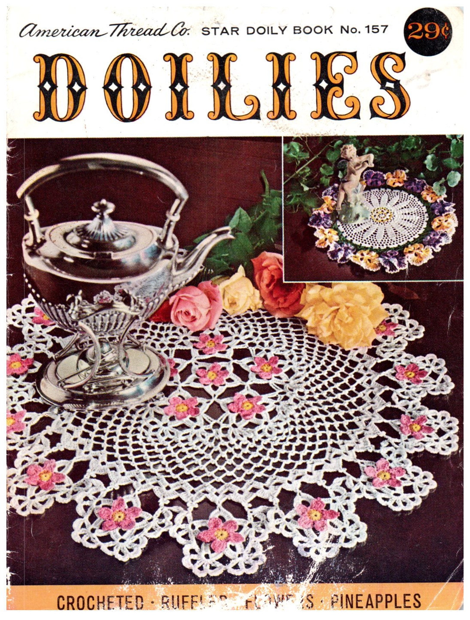 Wedding Doily Pattern Book Vintage Crochet Knit Home Decor PDF ...