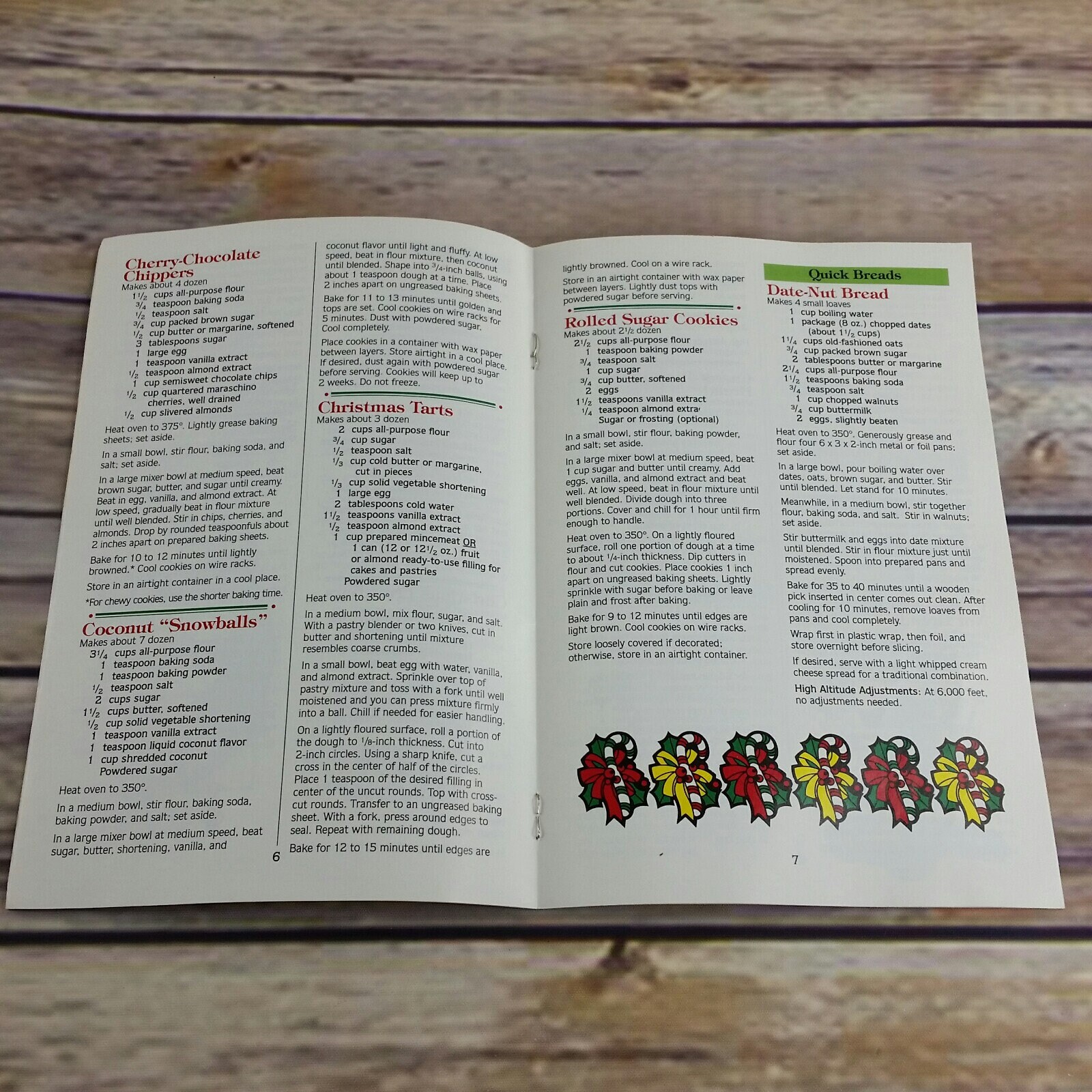Vintage Current Cookbook Homemade Holiday Goodies Recipes 1990 ...