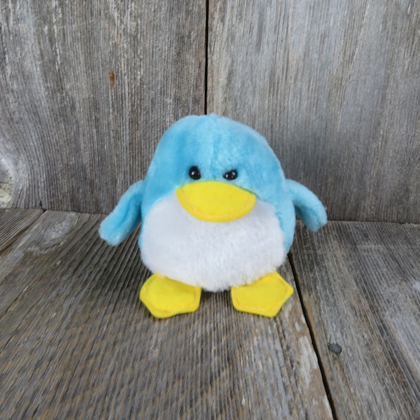 Blue Penguin Plush - Etsy