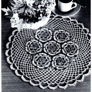 Vintage Crochet Doily Patterns 1967 Priscilla Doilies Rick Rack Knit ...