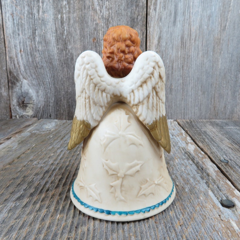 Vintage Angel Bell Figurine Homco Christmas Bell Ringer Red - Etsy