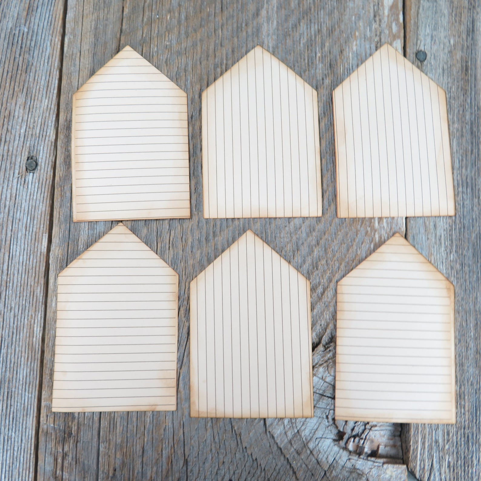 House Tags - Junk Journal Ephemera - Pocket Inserts - Note Cards -art ...