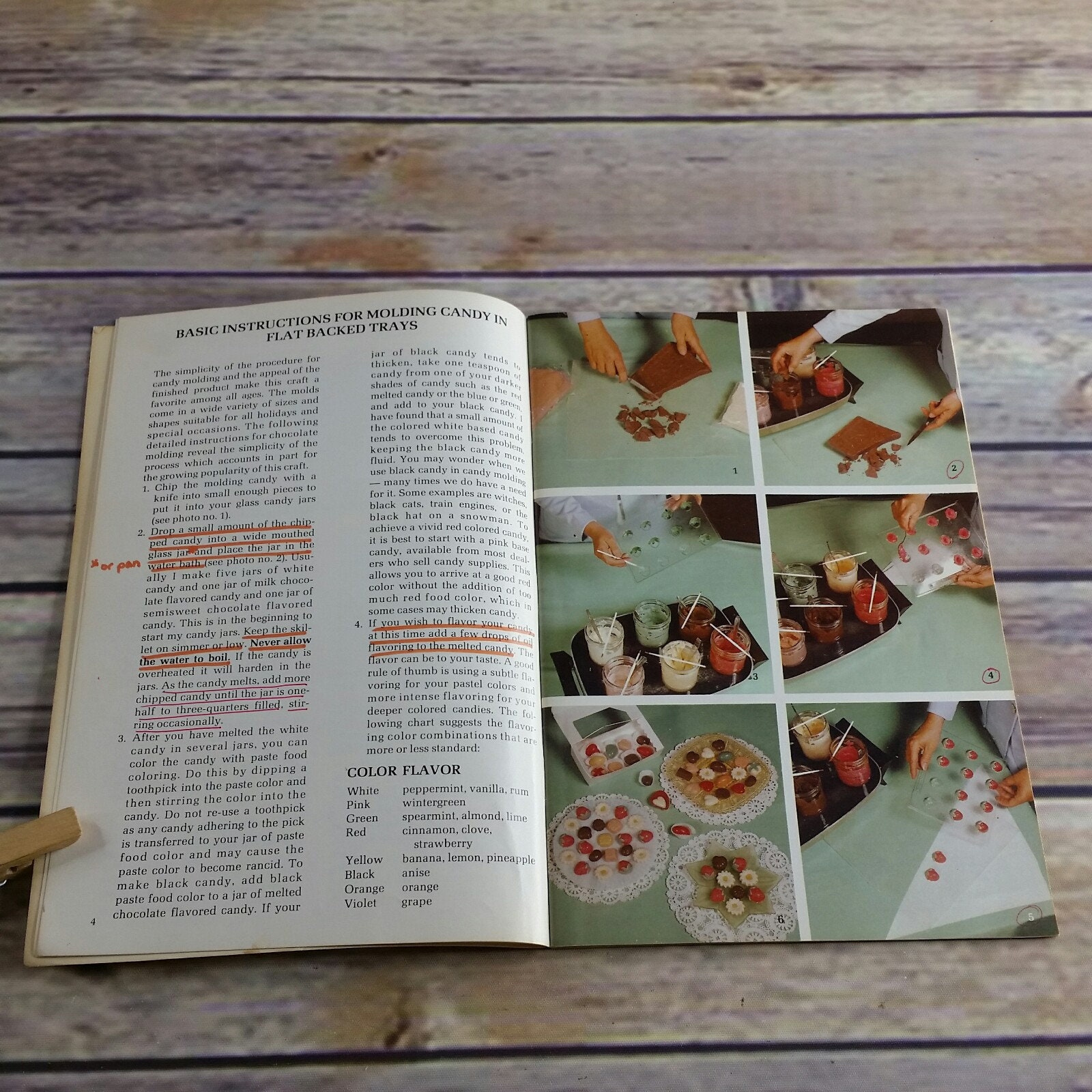 Vintage Cookbook How to Mold Fancy Candy and Sugar Candy - Etsy