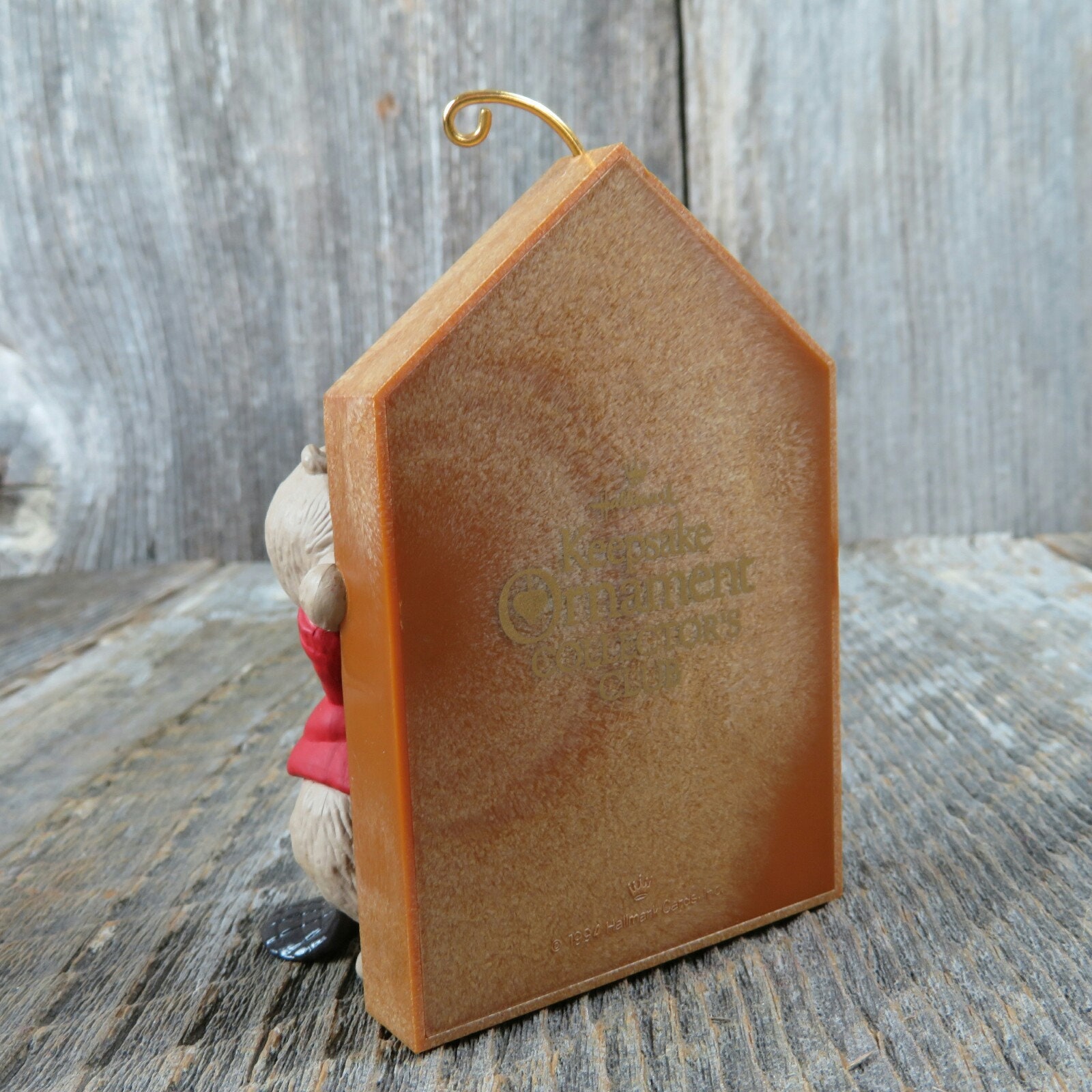 Vintage Beaver Ornament Hallmark Collection Memories 1995 | Etsy