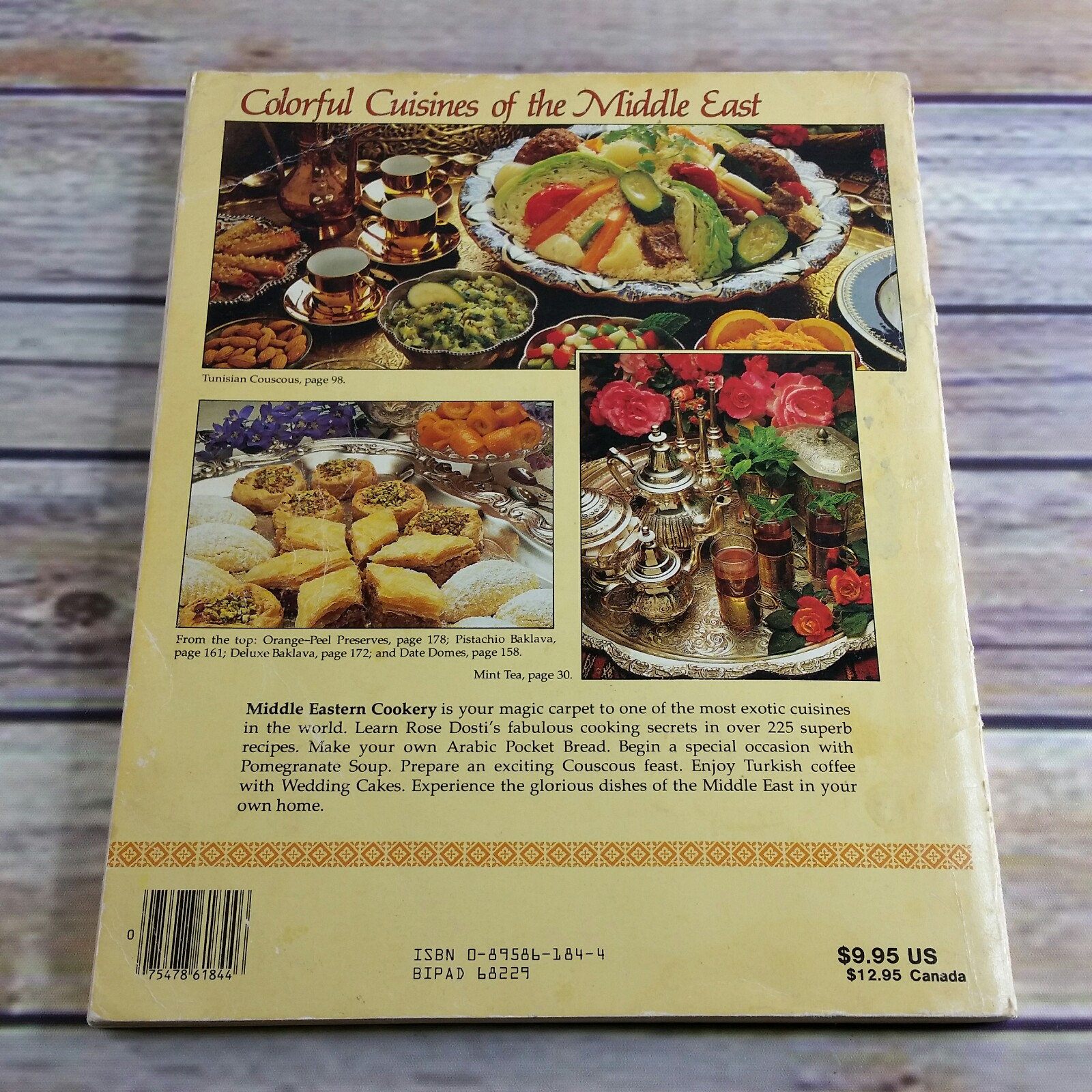 Vintage Cookbook Middle Eastern Cooking HP Books Rose Dosti - Etsy