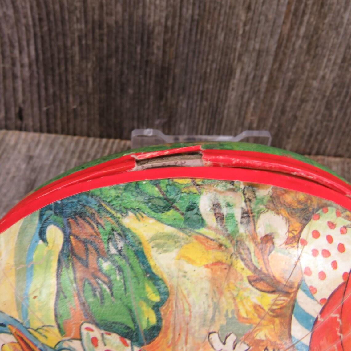 Vintage Easter Egg Paper Mache Candy Holder Container With - Etsy