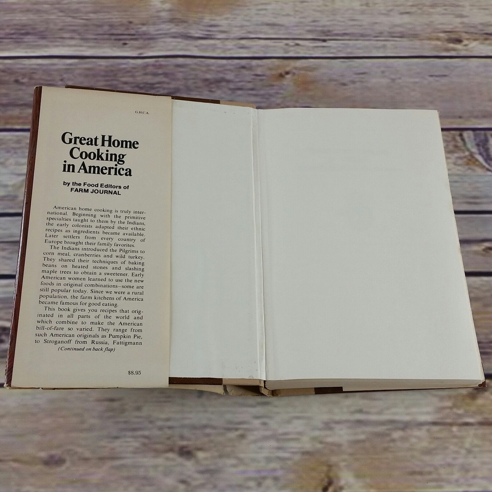 Vintage Cookbook Great Home Cooking in America Heirloom | Etsy