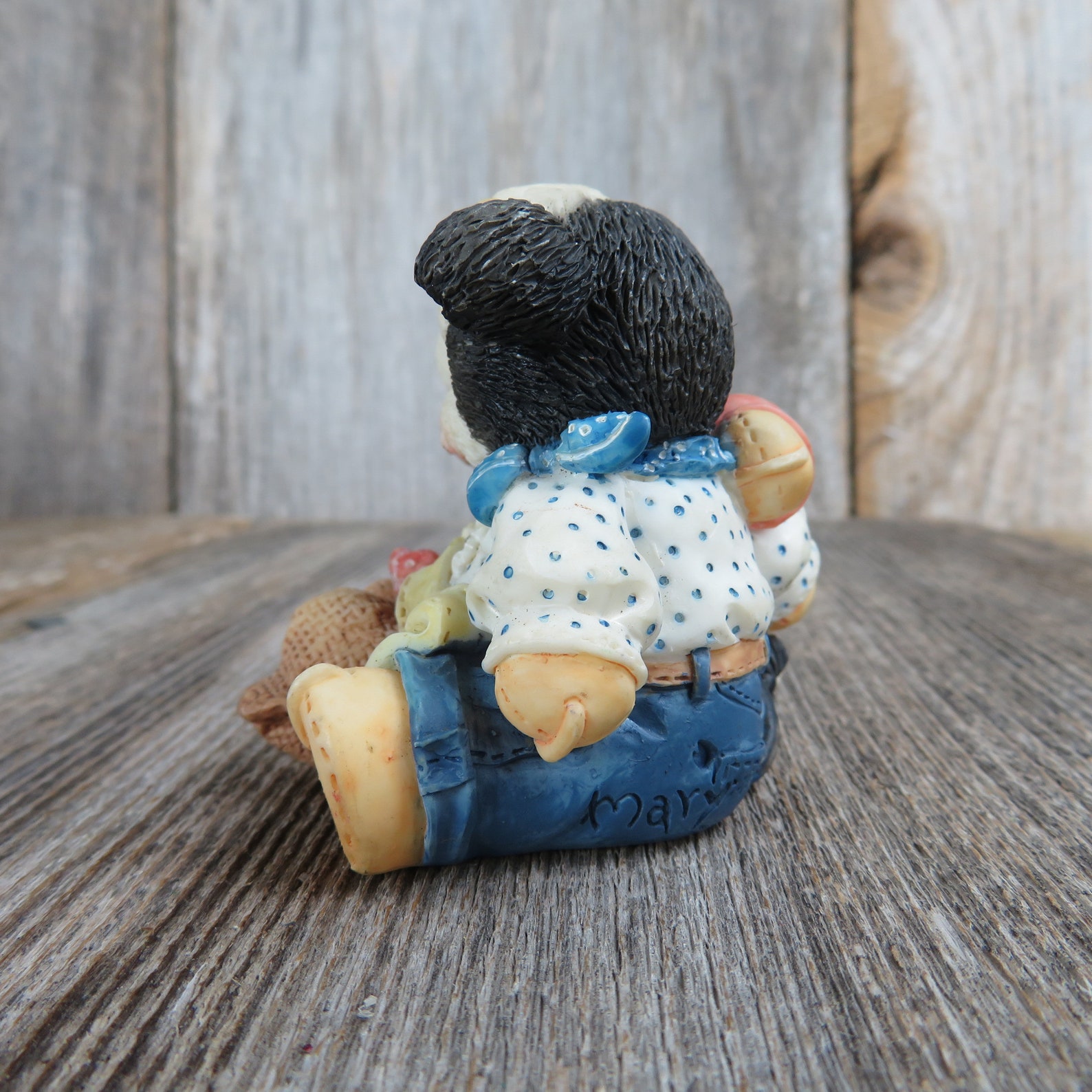 Mary Moo Moos Enesco Cow Figurine We Make A Great Team Mary Rhyner 1994 ...