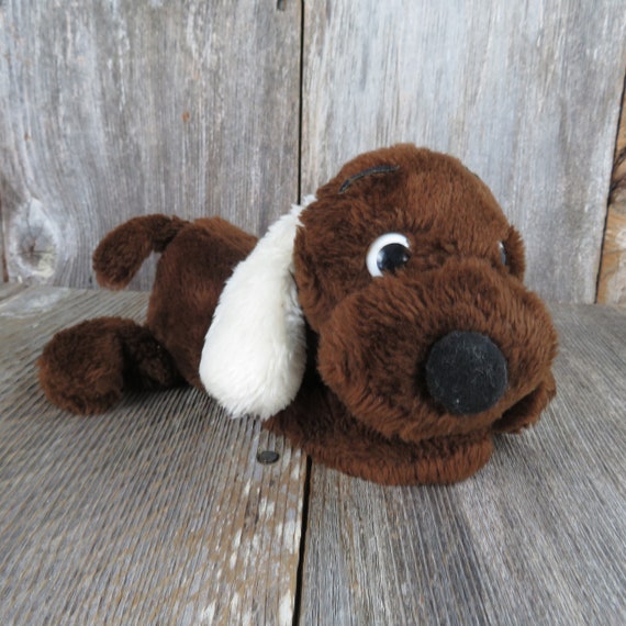 Drooper Dog Plush Stuffed Animal Sitting Vintage Dog Teddy Bear Toys ...