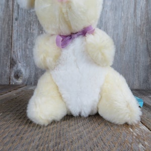 Vintage Yellow Mouse Plush Eden Toys Stuffed Animal Pink Nose Music Box ...