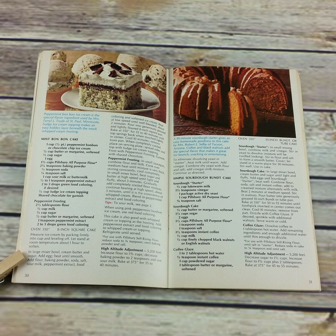 Vintage Cookbook Pillsbury 100 Bake off Recipes 20th Annual - Etsy
