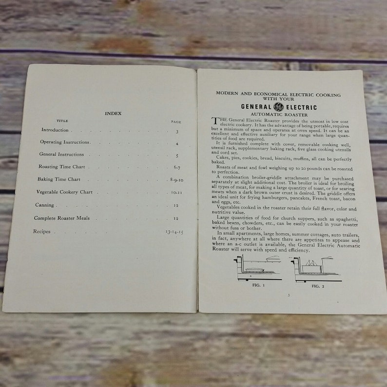 Vintage Cookbook Automatic Roaster Instruction and Recipe Book - Etsy