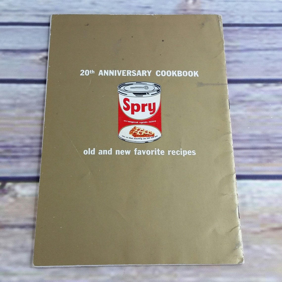 Vintage Cook Book Spry Promo 20th Anniversary Cookbook - Etsy