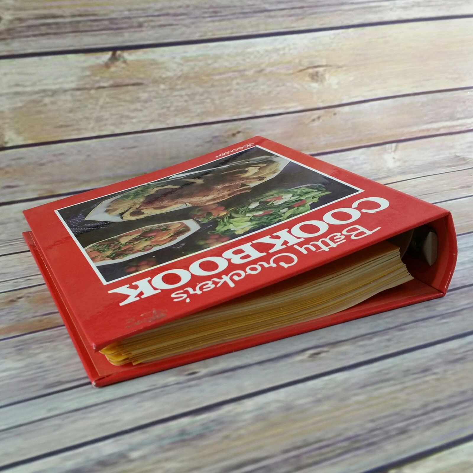 Vintage Cookbook Betty Crocker Red Cover Recipes 5 Ring Binder | Etsy