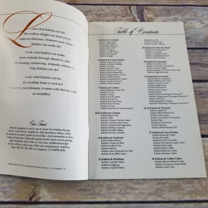 Vintage Cookbook Kahlua Recipes Book Promo Paperback Booklet 1986 Promo ...