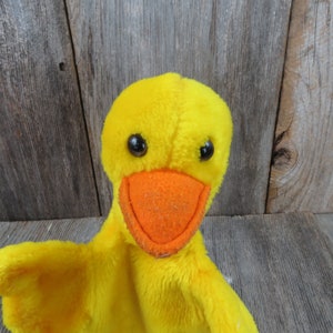 Vintage Yellow Duck Puppet Plush Dakin Stuffed Animal Korea 1975 - Etsy