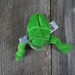 Vintage Frog Finger Puppet Plush Green Toad Mary Meyer Stuffed Animal ...
