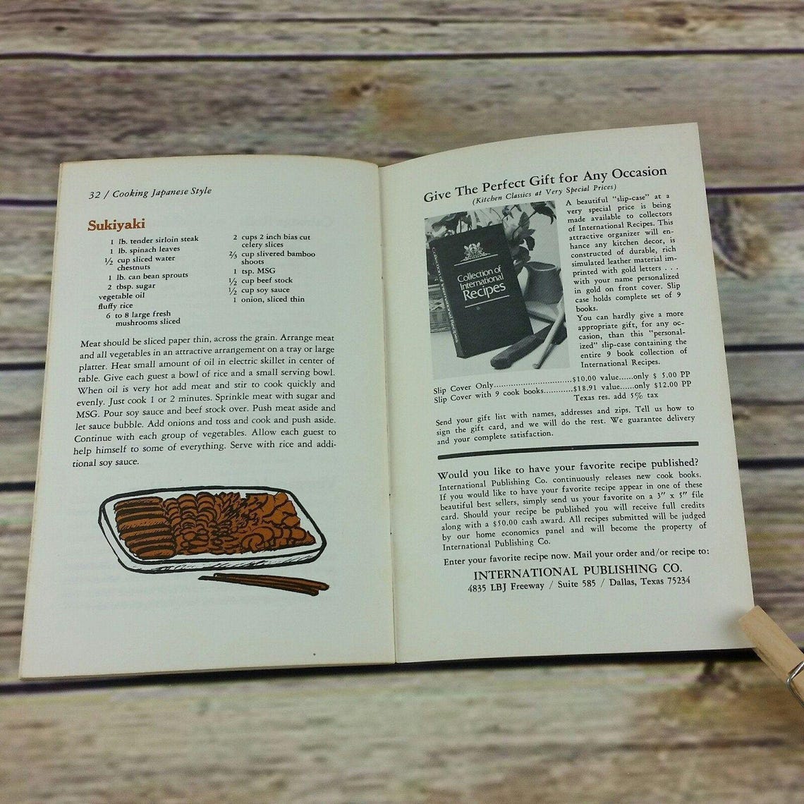 Vintage Cookbook Cooking Japanese Style 1979 International Publishing ...